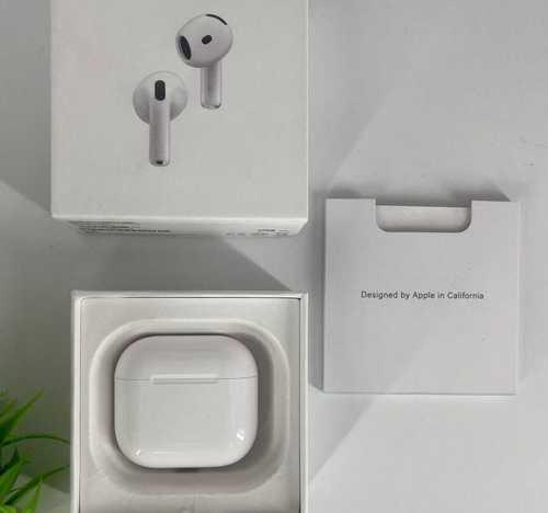 Наушники apple airpods 4 lux качество 1:1 к ориг