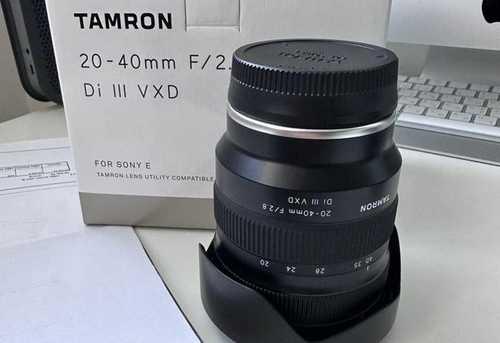 Объектив Tamron 20 40mm f 2.8 sony e