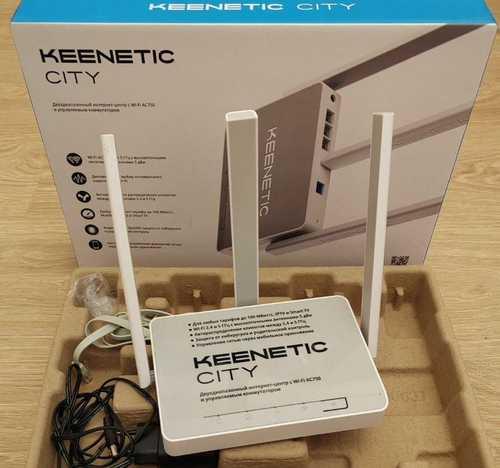 Wifi роутер Keenetic city KN-1510 (WiFi Ac750)