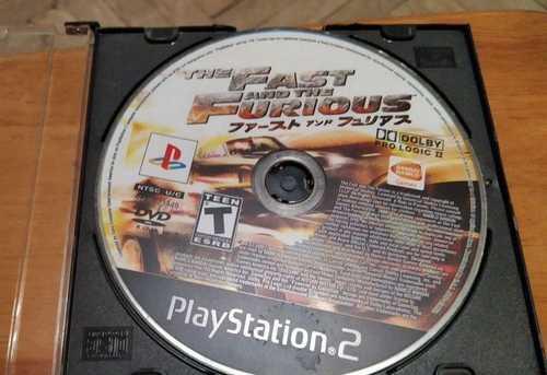 Игра The Fast and the Furious PS 2 лицензия