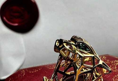 Кольцо Cartier Panthere желтое золото 750