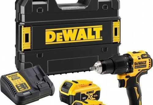 Ударная дрель-шуруповерт dewalt DCD709P2T-QW 18В