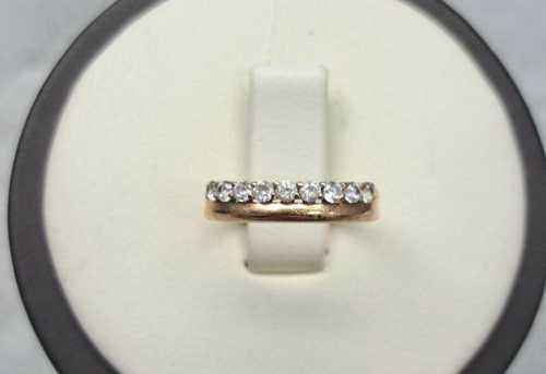 Золотое кольцо 585 с фианитом