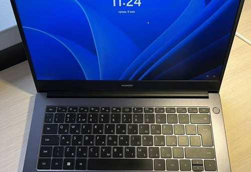 Ноутбук 14" HUAWEI MateBook D 14 NbD-WDI9, 256 ГБ, Core i3-1115G4, RAM 8 ГБ, Intel UHD Graphics