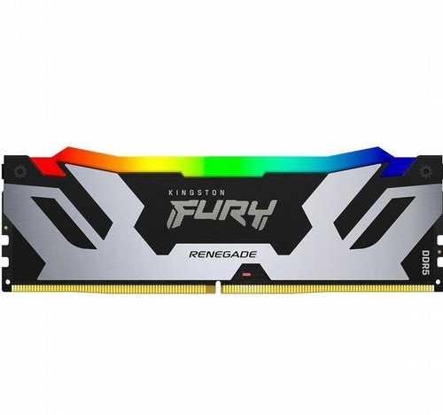 Модуль памяти Kingston 16GB DDR5 7200 furyrenegade Silver/Black RGB XMP Non-ECC Unbuffered dimm (Sin