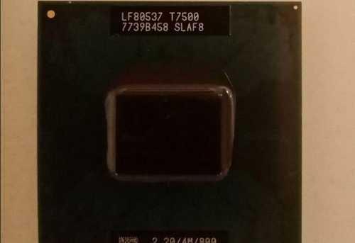 Процессор intel Core 2 duo T7500. 2я 2п