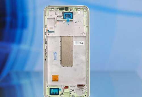 Дисплей для Galaxy A54 SM-A546B OEM в рамке зелены