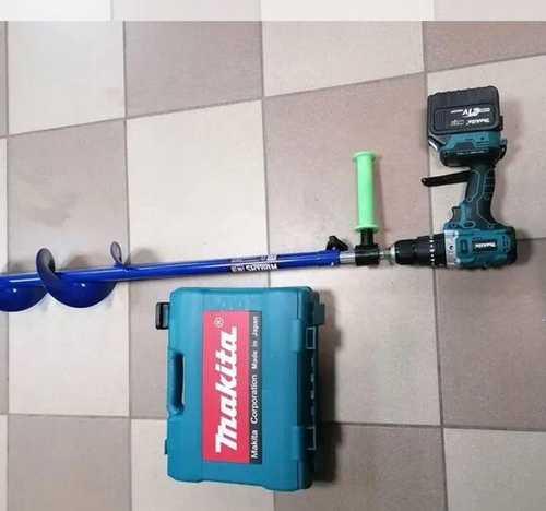 Комплект Шуруповерт Makita шнек Altay 130R адаптер