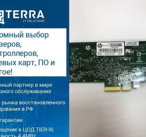 Сетевая карта HPE 331T 4x1G RJ45 PCI-E NIC FH