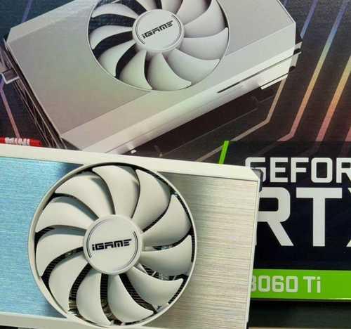 Видеокарта RTX 3060 Ti 8Gb белая