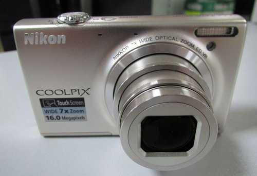 Nikon Coolpix S6150 Серебро Новый Полный комплект