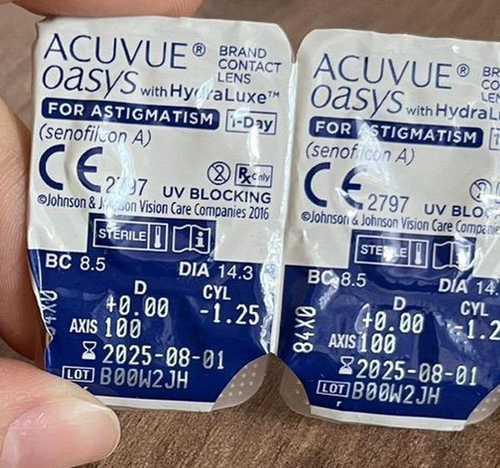 Линзы acuvue oasys astigmatism