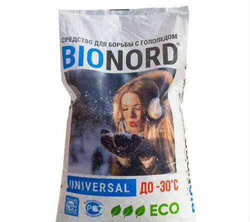 Противогололедный реагент bionord universal (23 кг