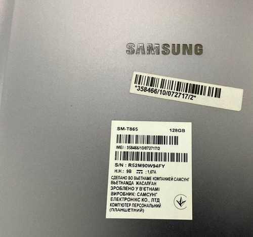 Планшет samsung galaxy tab s6 128гб