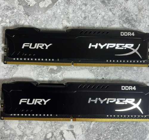 Оперативная память ddr4 hyperx fury 16gb