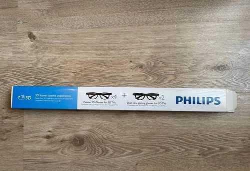 3D очки Philips, набор 4 + 2
