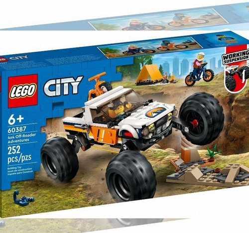 Новый Lego City 60387 Приключения на внедорожнике