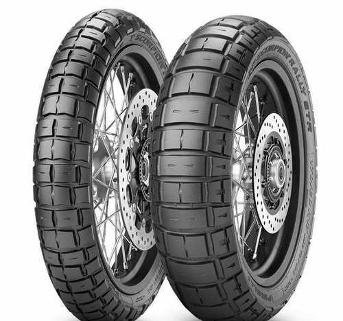 Шины Pirelli Scorpion Rally STR 110/80 R19 59H Передняя Эндуро