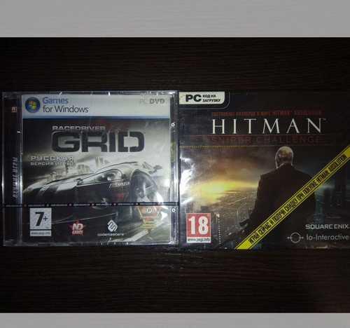 Лицензионные игры PC Grid, Hitman новые, в пленке