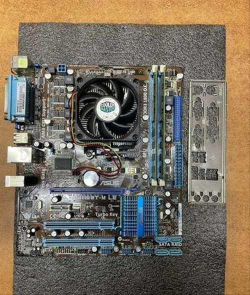 Комплект AMD athlon II x2 + плата + 4gb + кулер