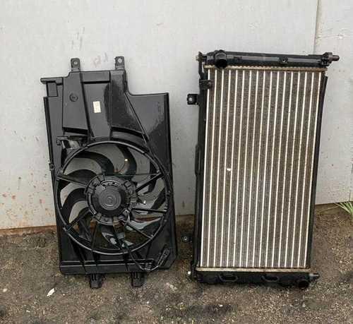 Радиатор вентилятор гранта калина 2 датсун и др