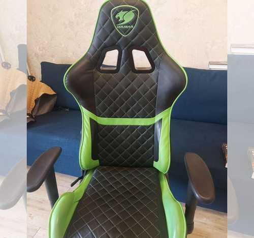 Кресло компьютерное игровое Cougar neon Green зеле