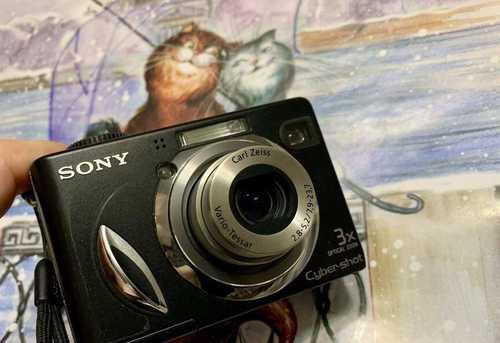 Фотоаппарат Sony DSC-W17, атмосфера Y2K, комплект