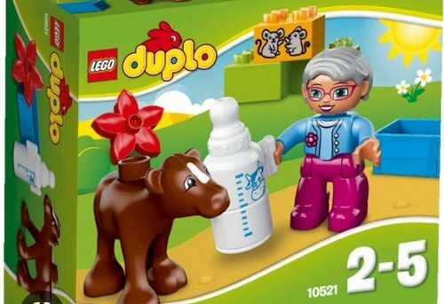Lego duplo "Теленок" с игровой пластиной