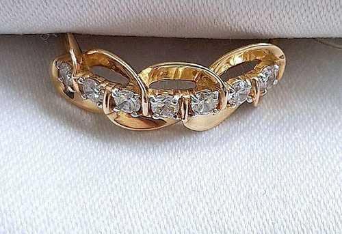 Золотое кольцо 585 новое(тш