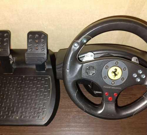 Игровой руль с педалями Thrustmaster ferrari gt 2