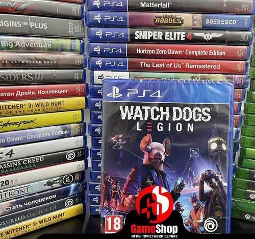 Watch dogs legion ps4 новый диск