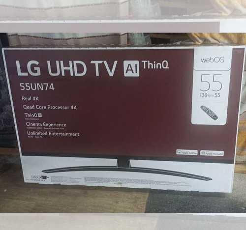 Телевизор SMART tv 55 lg UHD почти новый тв