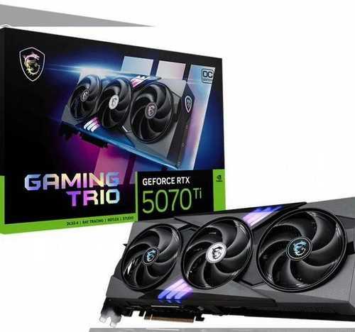 MSI RTX 5070 Ti gaming trio OC plus 16 гб Гарантия