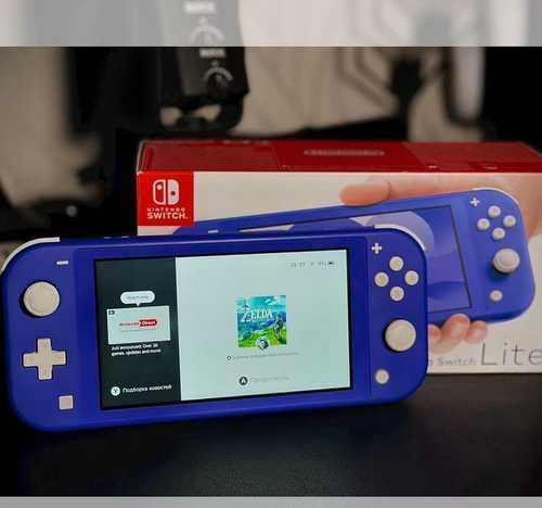 Nintendo switch lite прошитая 128gb