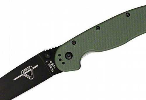 Нож складной Ontario Rat I Folder Black Blade, OD