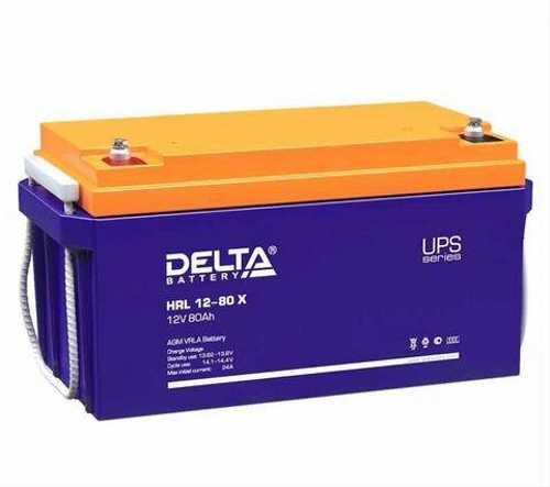 Аккумулятор Delta HRL 12-80 X-новый