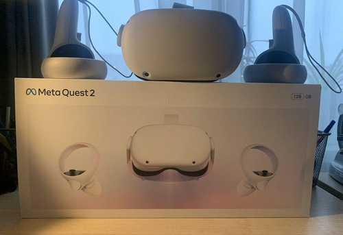 Oculus quest 2 128gb(прошитый с онлайном) +провод