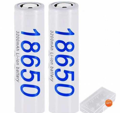 Аккумулятор Palo 18650 Li-ion 3200mAh 2шт, в кейсе