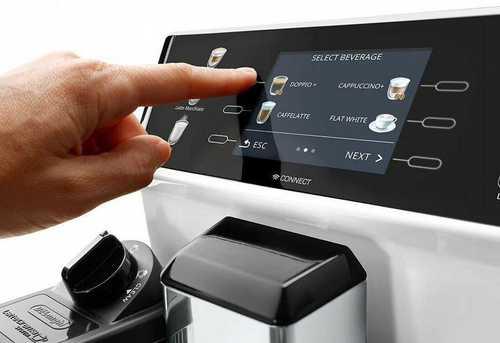 Кофемашина c автокапучинатором DeLonghi Ecam550.65