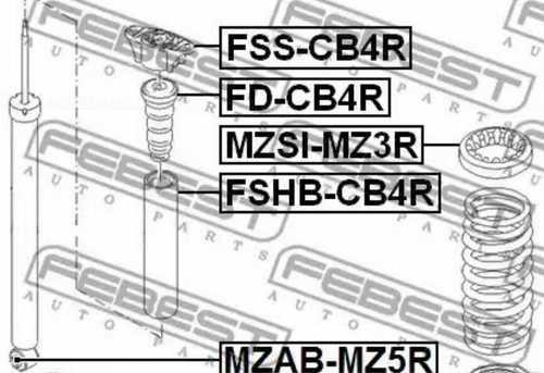 Febest FSS-CB4R Опора амортизационной стойки зад п