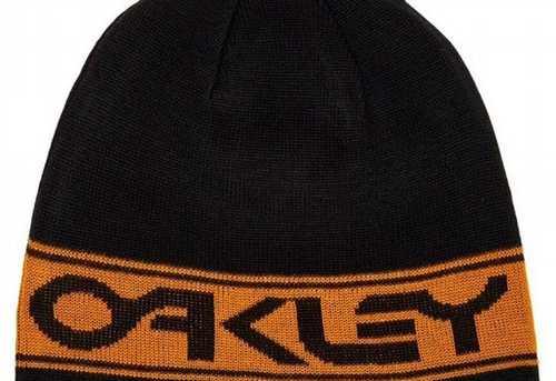 Шапка oakley Reversible Beanie Blackout/Amber Yell
