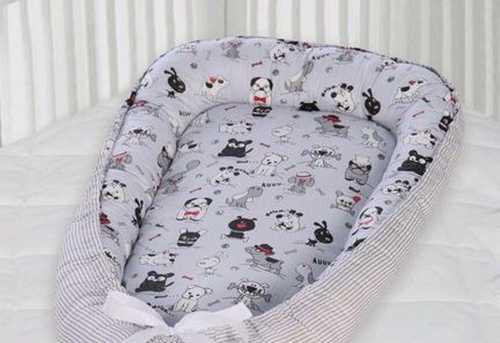 Кокон для новорожденных подушка-позиционер для сна