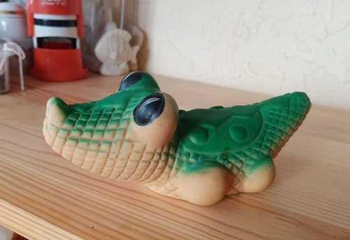 Крокодил, крокодильчик, советская резиновая игрушк