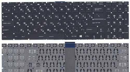 Клавиатура MSI GT72, GS60, GS70, GP62, GL72 черная