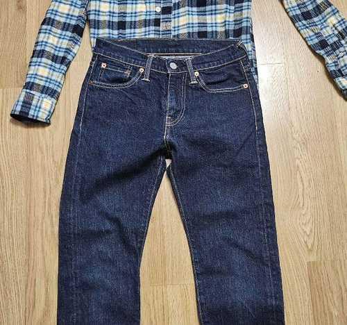 Джинсы levis и рубашка abercrombie