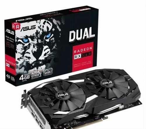 Видеокарта Asus dual-RX560-4G /RX560,hdmi,DP*2,4G