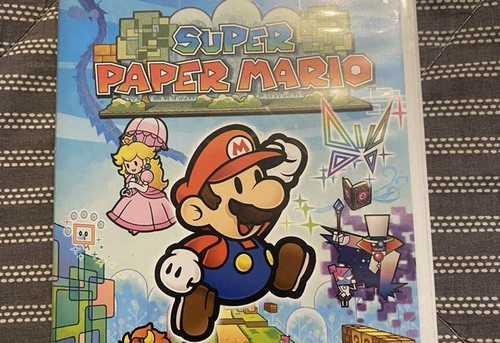 Лицензионный диск Wii Super paper Mario