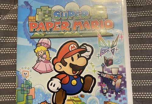 Лицензионный диск Wii Super paper Mario