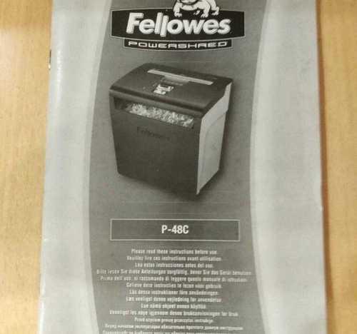 Измельчитель бумаги шредер Fellowes Р-48С