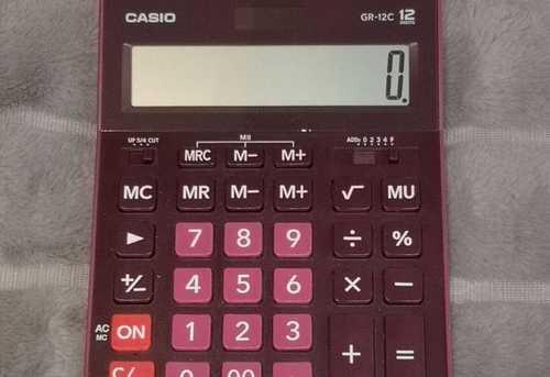 Калькулятор Casio GR-12C-WR 12-разрядный